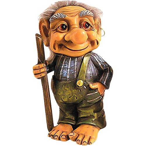 Trolle Troll With Walking Stick - Medium