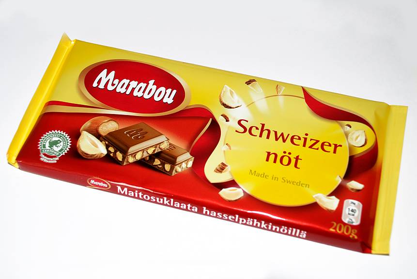 Svenskt godis - Marabou, lösgodis, Estrella dillchips, saltlakrits...