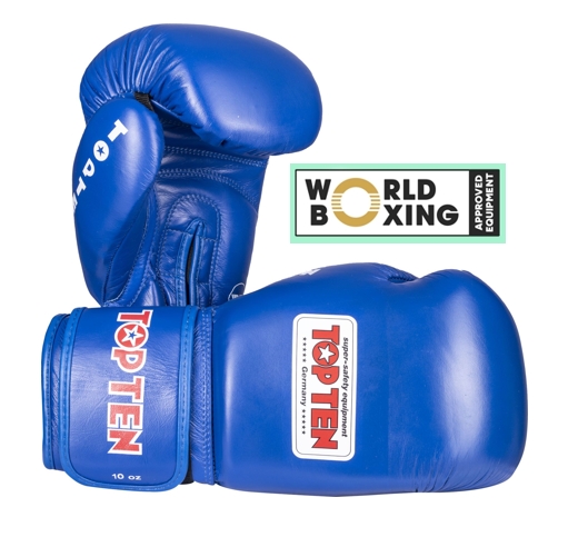 NICOPIASPORT - Topten glove World Boxing Blue 12 oz