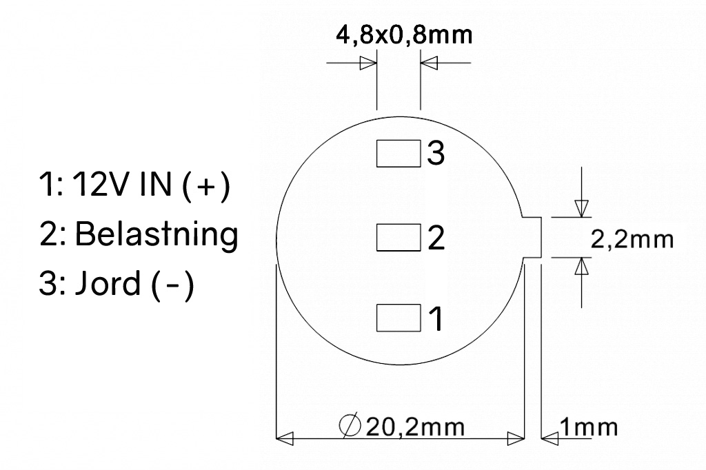 Strömbrytare helljus Belyst strömbrytare för extraförbrukare ...