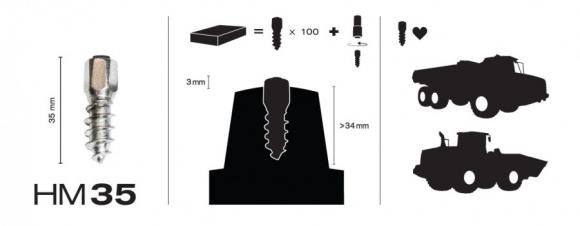 HM35 Hårdmetalldubb 100/förp - NisoTech.se