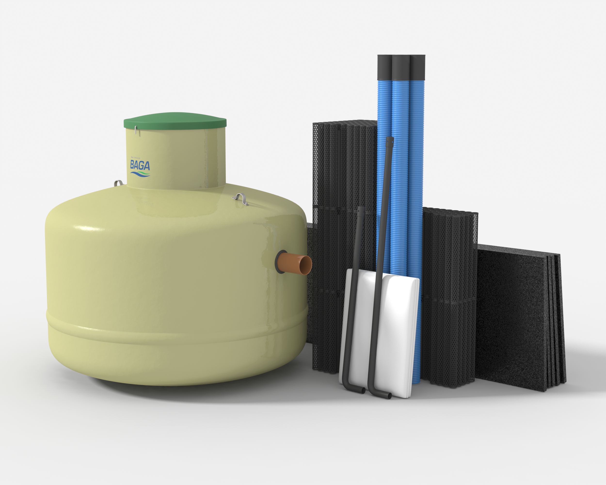 BAGA BDT package septic tank and Biomodule package - Wastewater Center