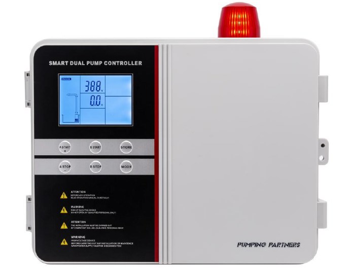Smart Pump Control Panel, PCH32 Plus, 400V, 0.75-4KW, dual pumps ...