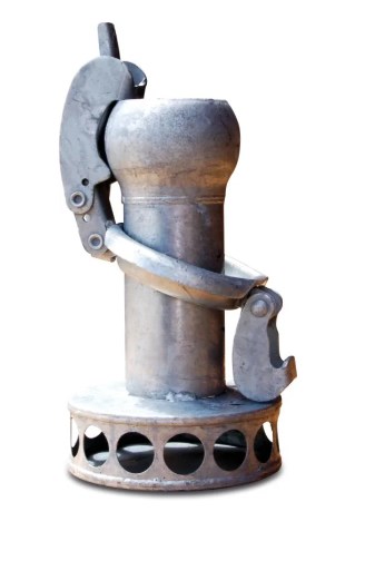 Bauer Strainer steel galvanized 159 mm male - Wastewater Center