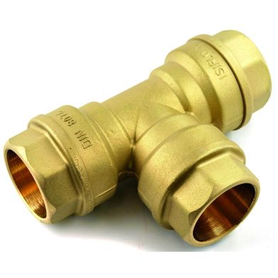 Isiflo 125 T-pipe coupling 40x40x40mm - Avloppscenter