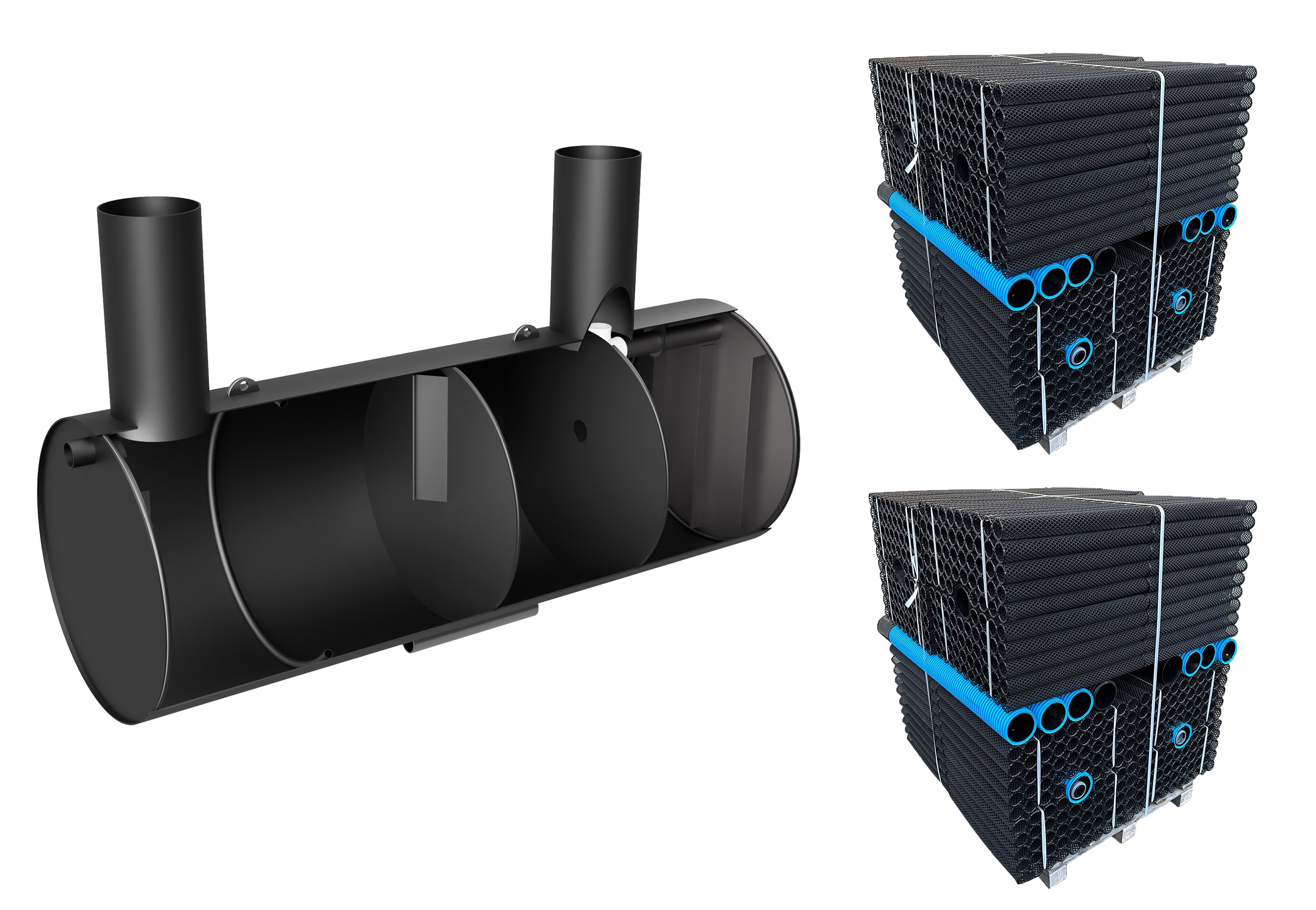 Septic tank VRT40000 and Bio modules 36m2 - Wastewater Center