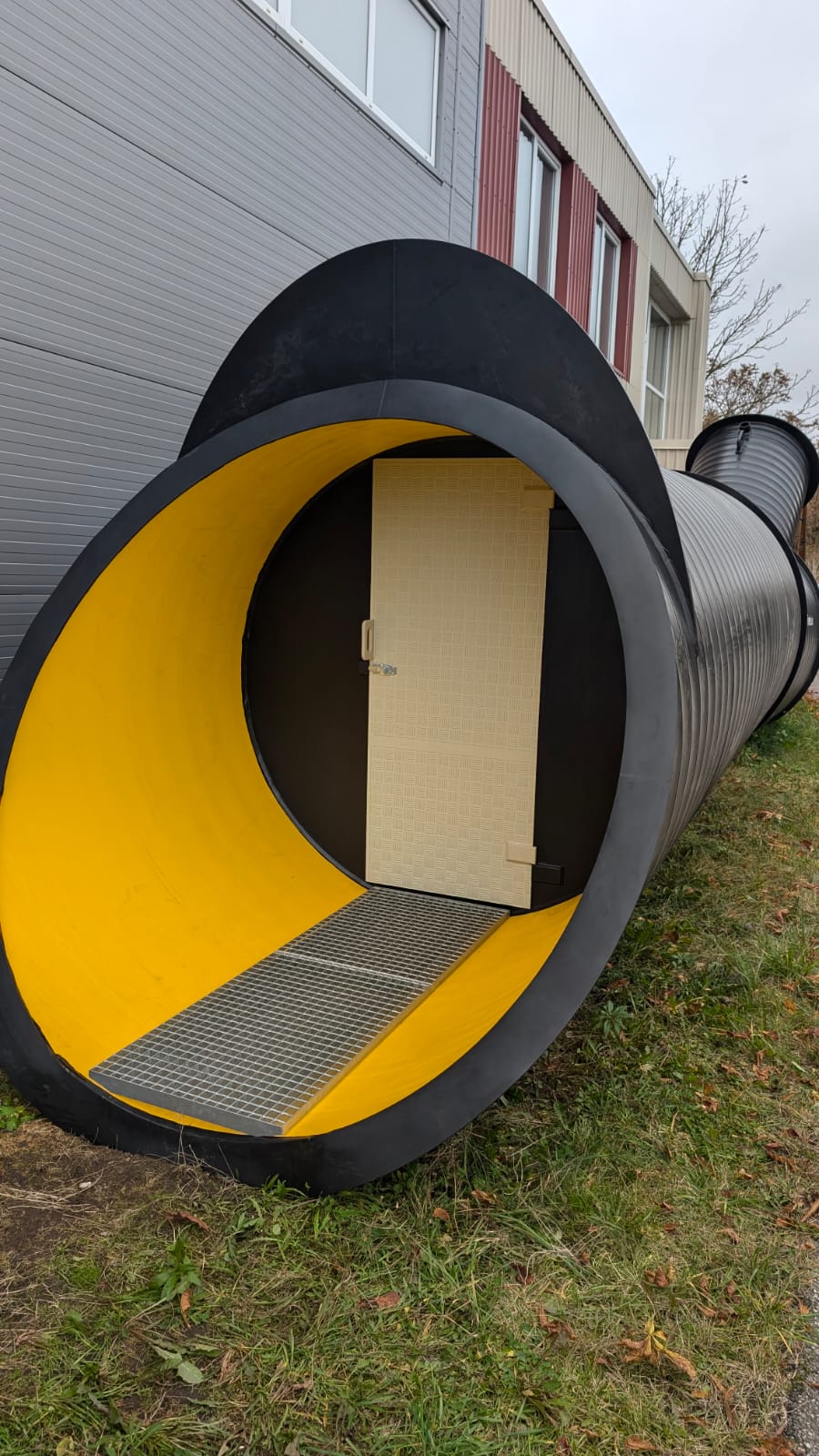 Plastic cellar, L 6,5m, D 2m, horisontal entrance - Avloppscenter