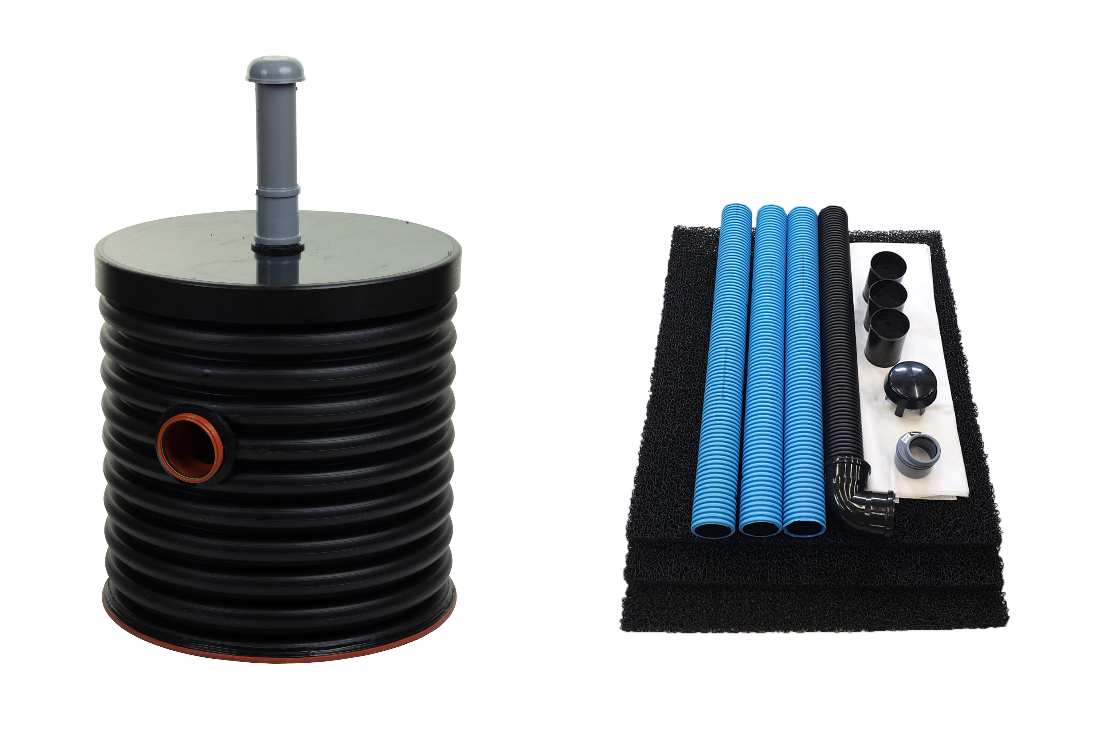 Matala BIOFILTER 25 låg paket med HS infiltration 3,6m2 - Avloppscenter