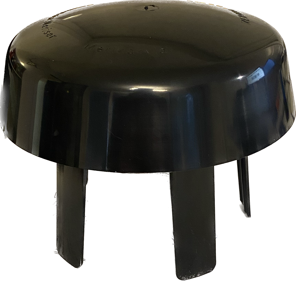 Ventilation hat 110mm Black - Wastewater Center