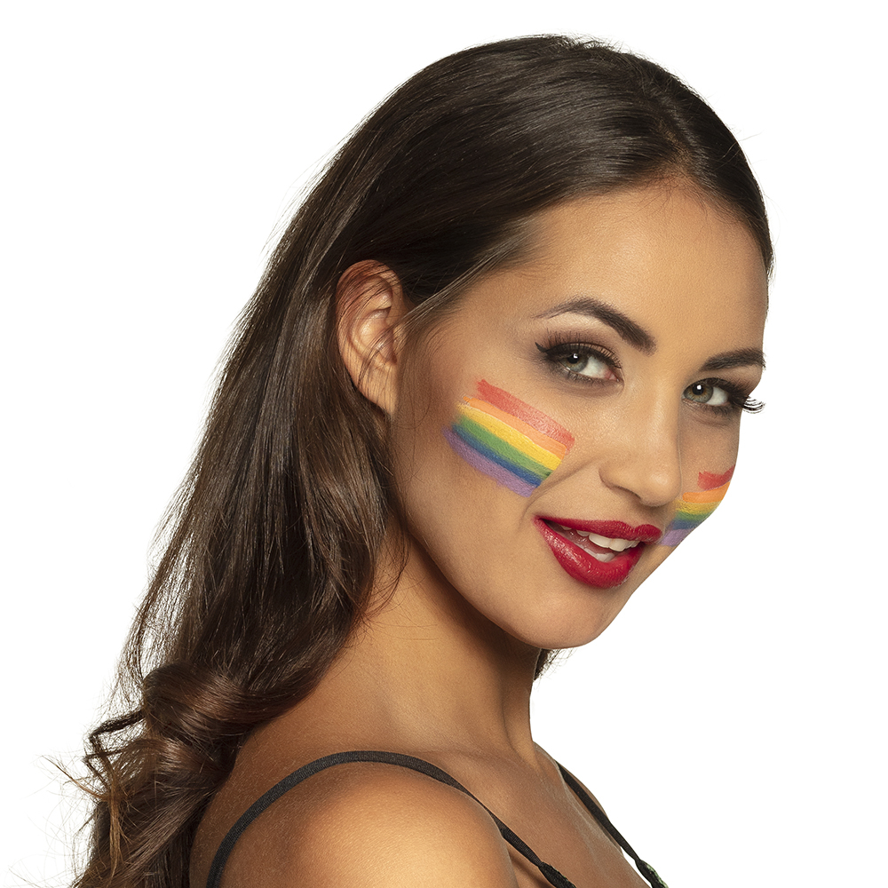 Pride face paint Wide| Happypride