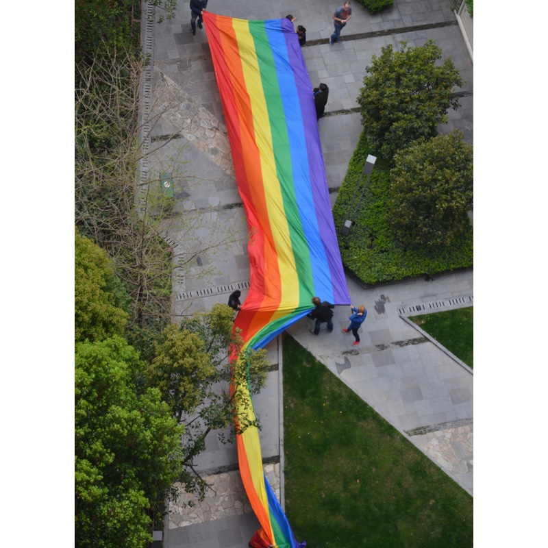 Parade Pride Flag in textile 3x10 m - HappyPride