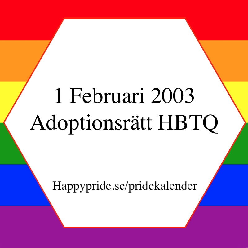 1 februari | HBTQ-historia | Pridekalender