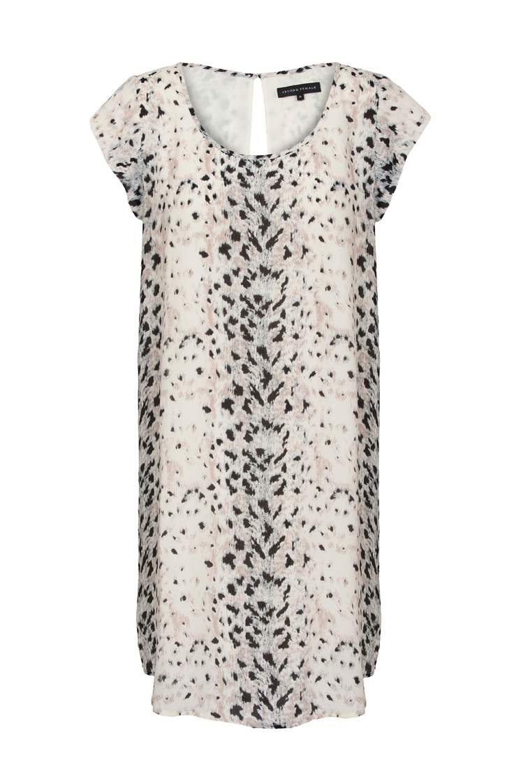 Second Female - Niki Dress Leopard - Essere Design Stockholm