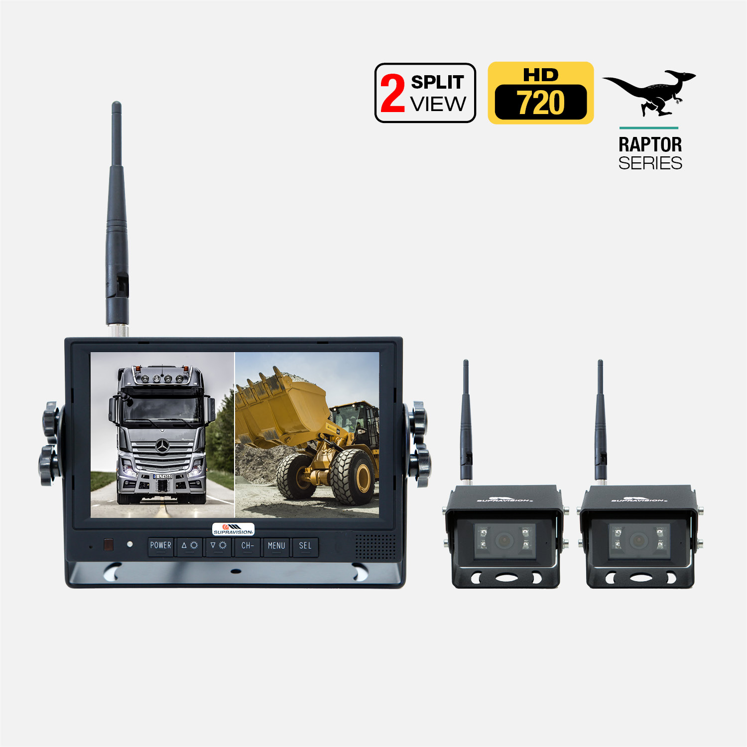 RAPTOR HX72 - Trådlös Backkamera i HD för lastbil yrkesfordon ...