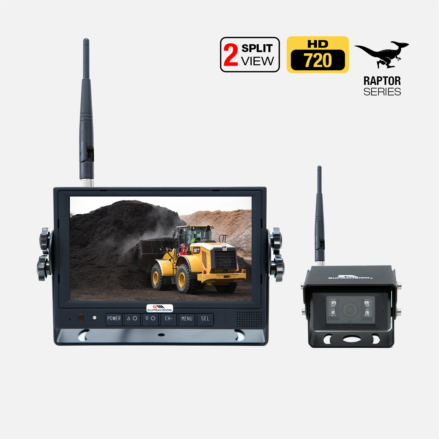 RAPTOR HX71 - 7 Tum HD Trådlös Backkamera-Paket - 1 wifi kamera ...