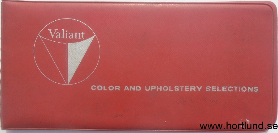 www.hortlund.se - 1960 Valiant Color and Upholstery Selections