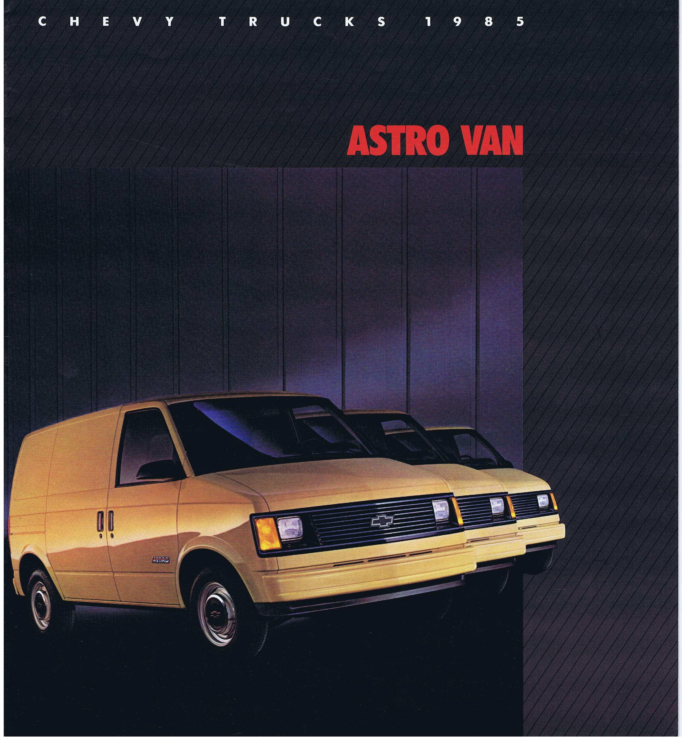 www.hortlund.se - 1985 Chevrolet Truck Astro Van Broschyr
