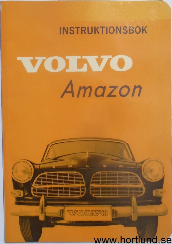 www.hortlund.se - 1963 Volvo Amazon 120 F Instruktionsbok