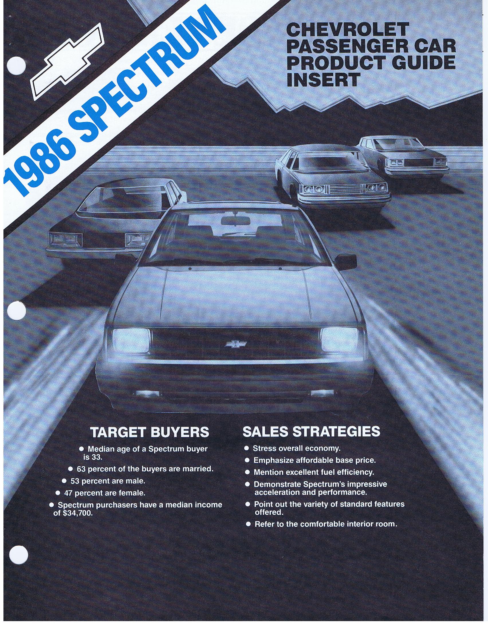 www.hortlund.se - 1986 Chevrolet Spectrum Product Guide