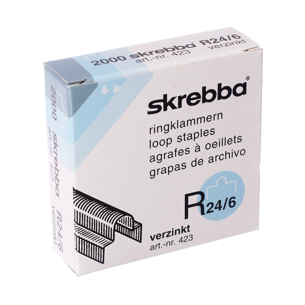 Skrebba staples with loop - Serva Print Finishing