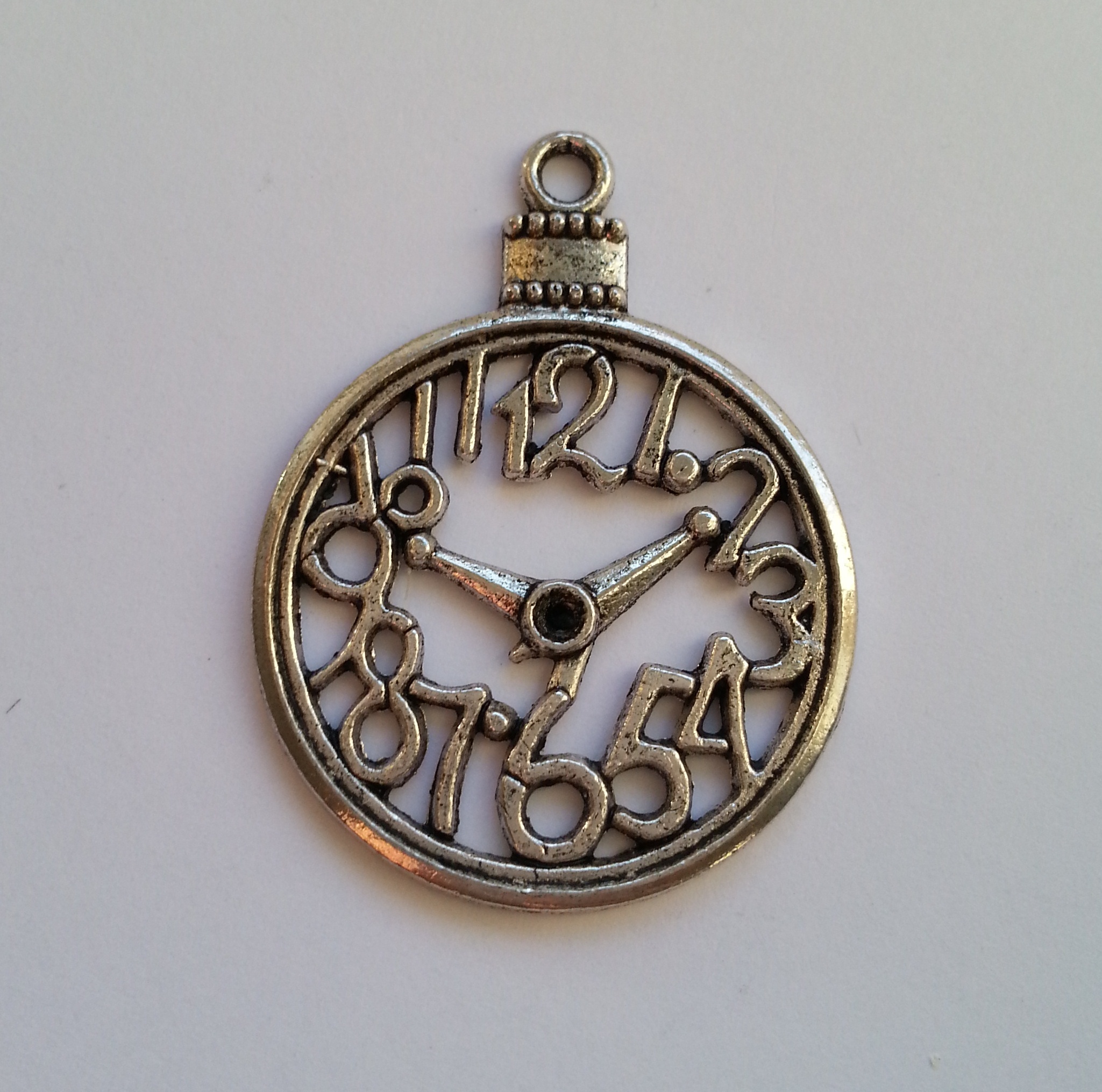 Josefina Jewellery Design - Handmade silver jewellery - Charm Clock