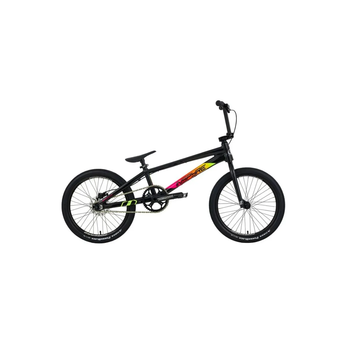 Inspyre Evo Bike 2026 Black - Cruiser. - Blue N' Yellow Action Sports AB