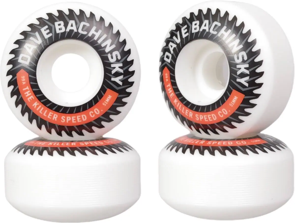 Killer Dave Bachinsky 99A Pro Skateboard hjul 4-Pack - Färg: Saw - Blue ...