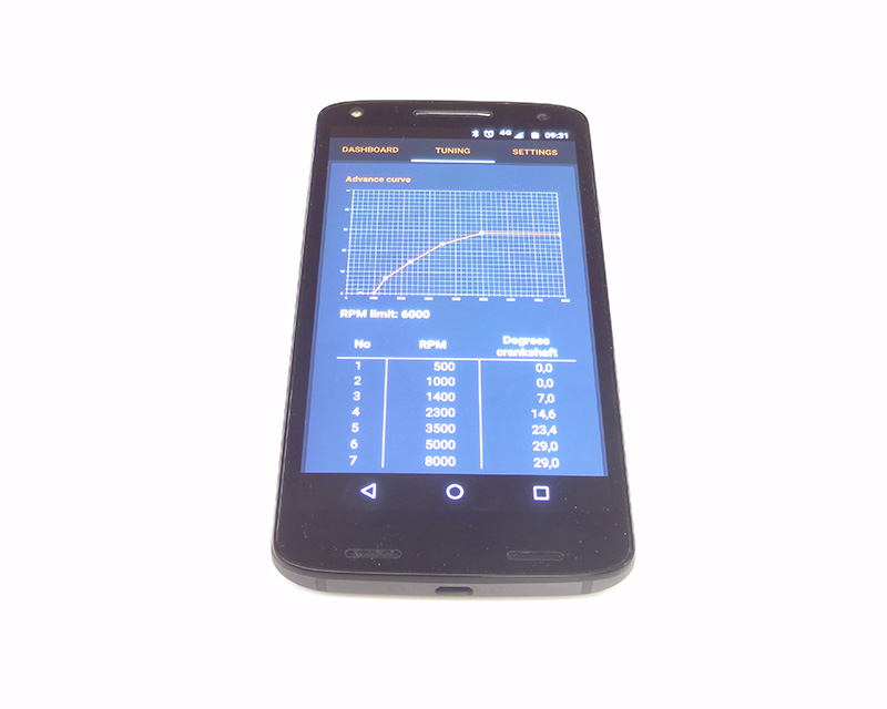 Programmerbar Tändfördelare 123 B30 TUNE PLUS IE D-jetronic - KG TRIMNING