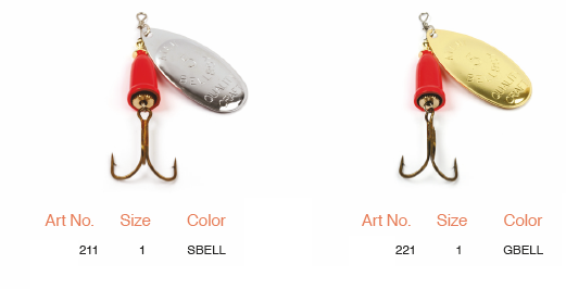 Atemi Bellboy Spinner 4g Size:1 - Svensk Fiskeshop