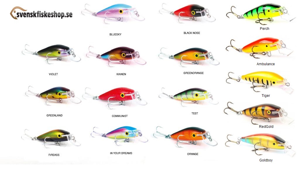 Blind Salmon Wobbler 45mm 6g - Svensk Fiskeshop
