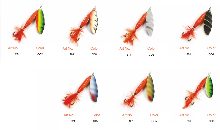 Atemi Pirat Spinner 7g - Svensk Fiskeshop