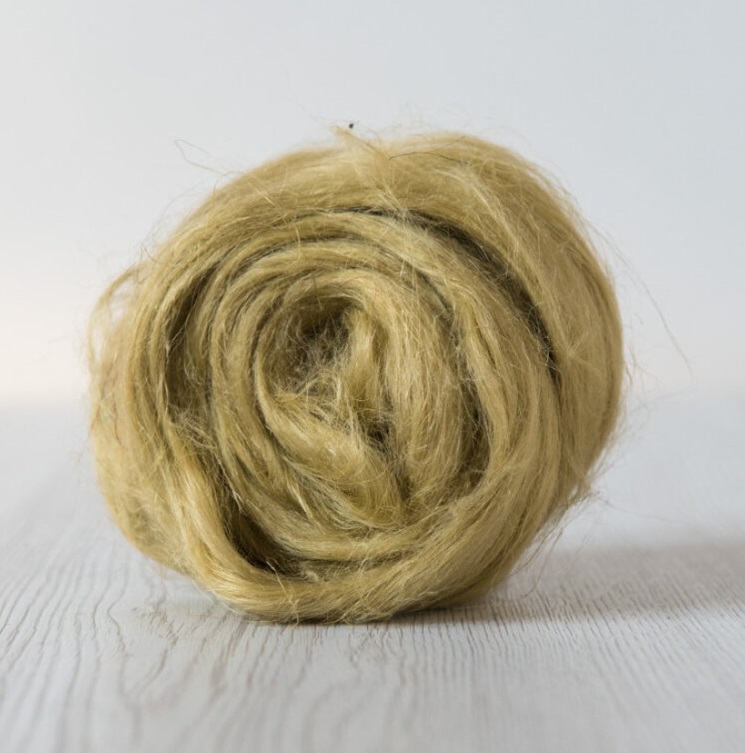 100g hampa färg salvia topsband - www.Vinterverkstan.se