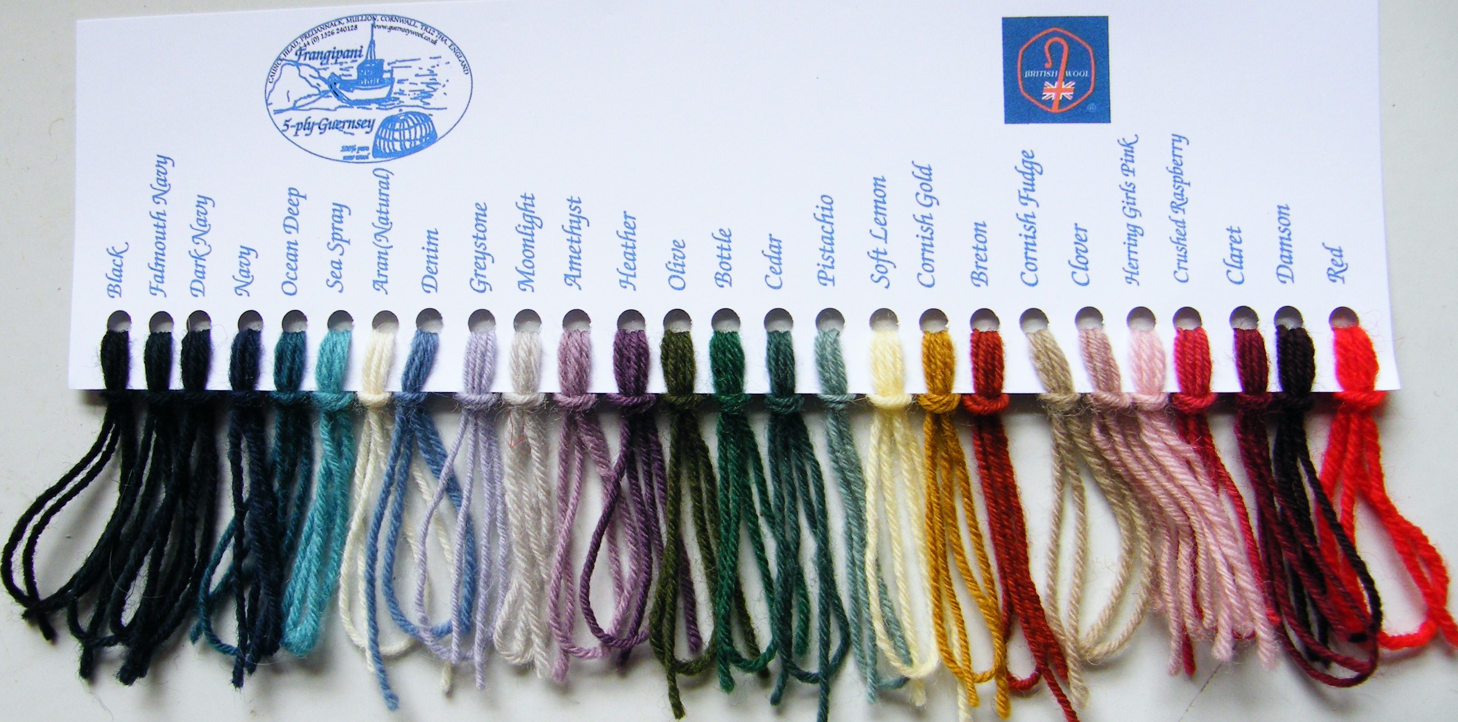 Frangipani garn till fiskartröjor färg greystone pris per 100 g - www ...