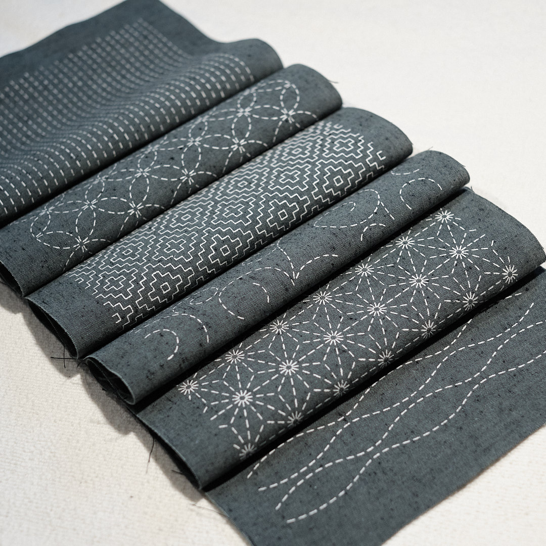 Sashiko Patch Mending - MCT4 Turkos - marita rolin/garn&design