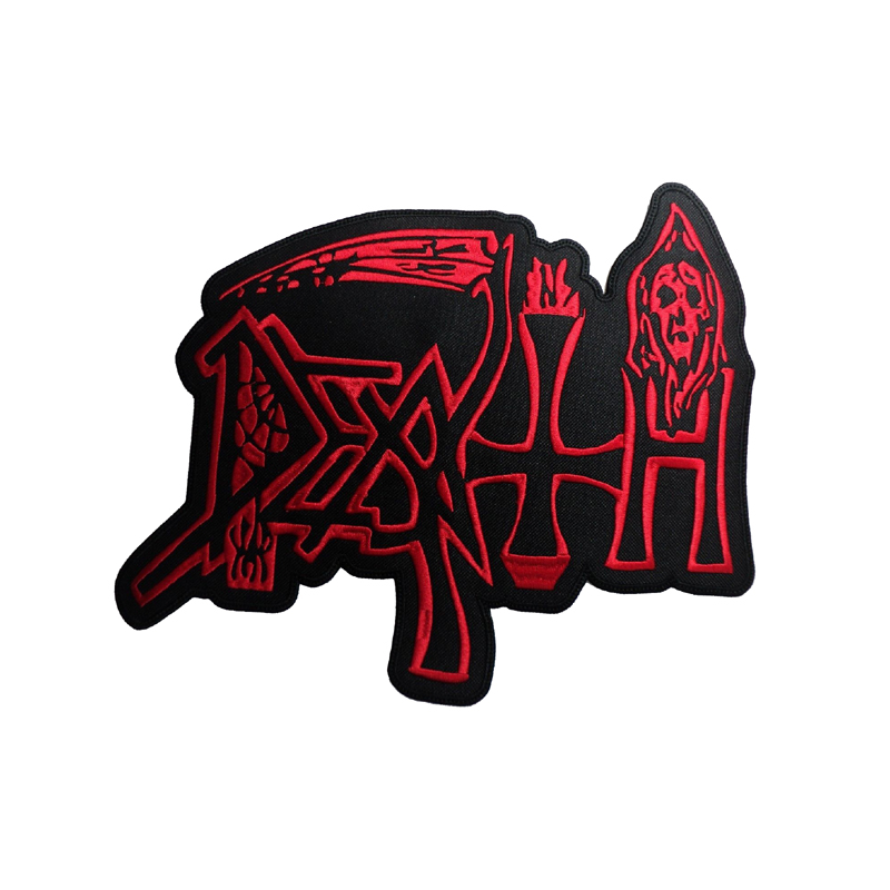 Death Logo Cut Out Backpatch - Rockzone