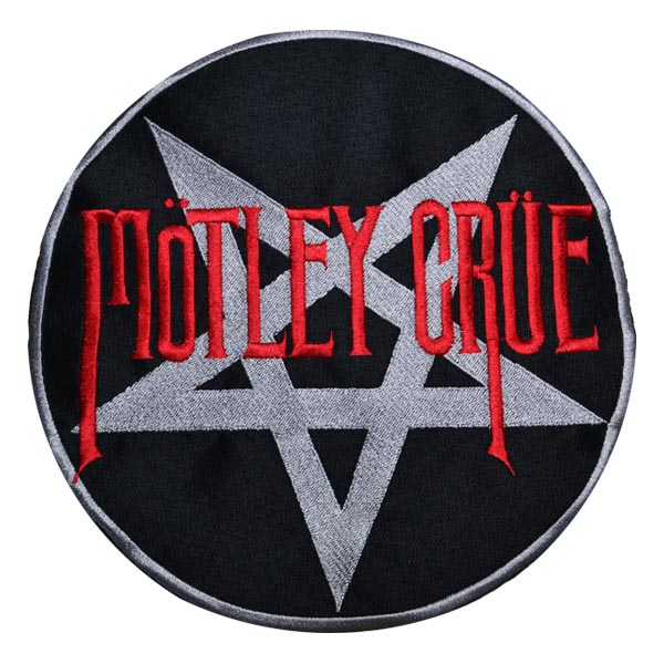 Motley Crue Pentagram Circular Patch - Rockzone