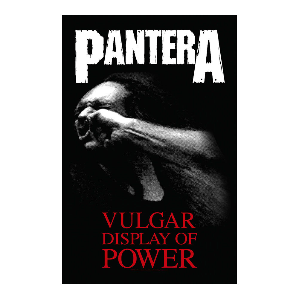 Pantera Vulgar Display Of Power Flag - Rockzone