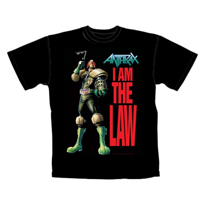 Anthrax I Am The Law T-Shirt - Rockzone