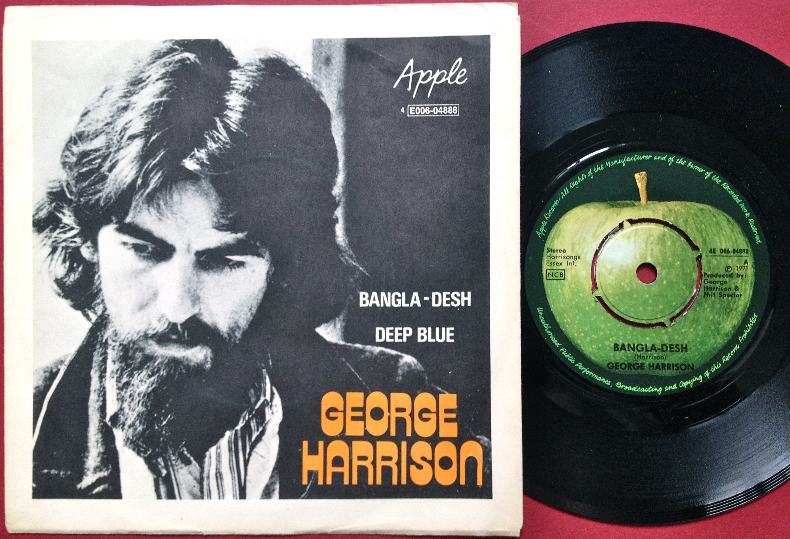 Nostalgipalatset - GEORGE HARRISON - Bangla-desh 7" Swe PS 1971