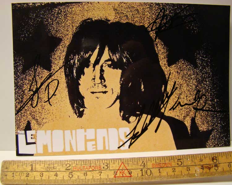 Nostalgipalatset - LEMONHEADS - (Evan Dando) Autographs