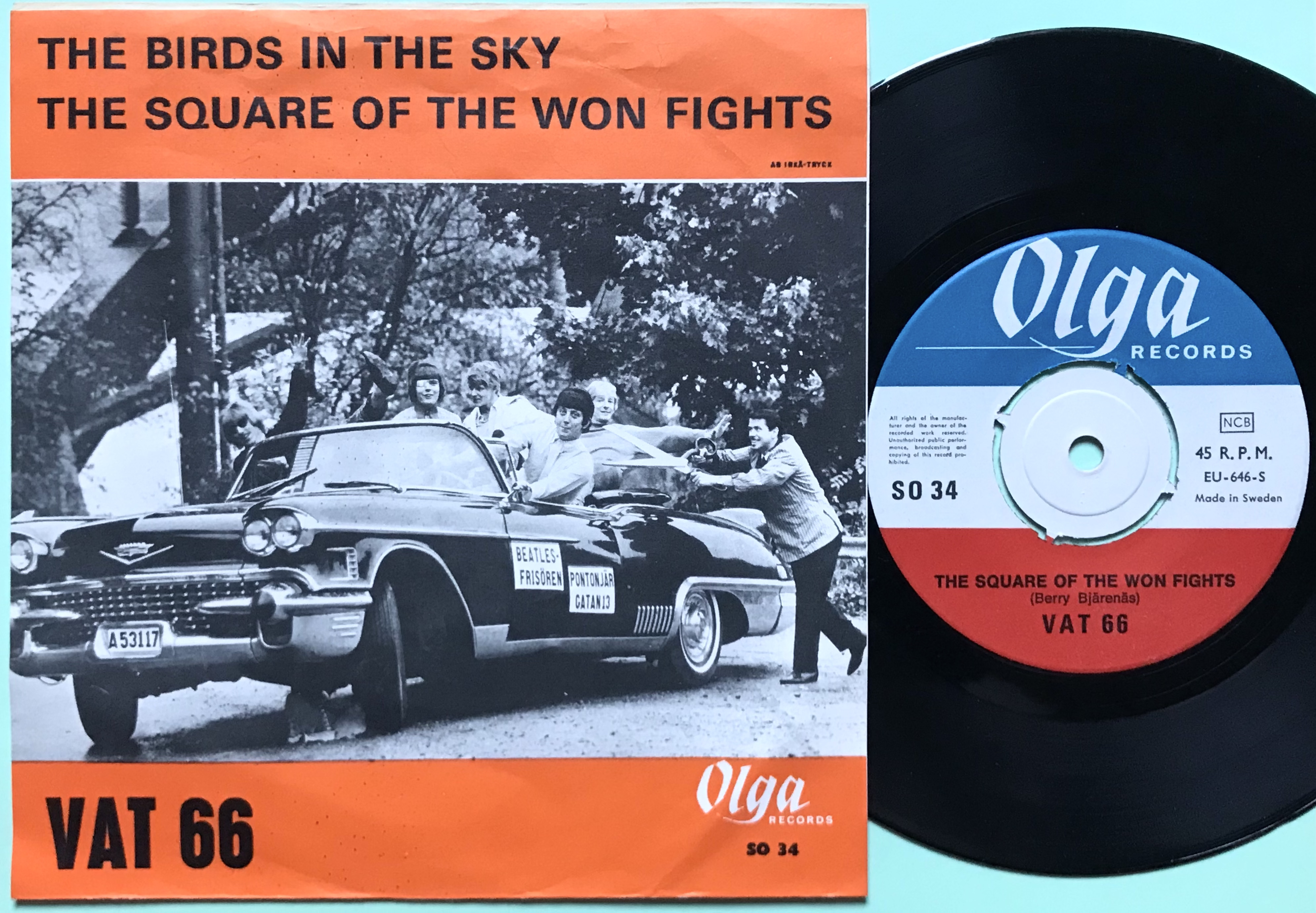 Nostalgipalatset - VAT 66 - The birds in the sky Swe PS 1966