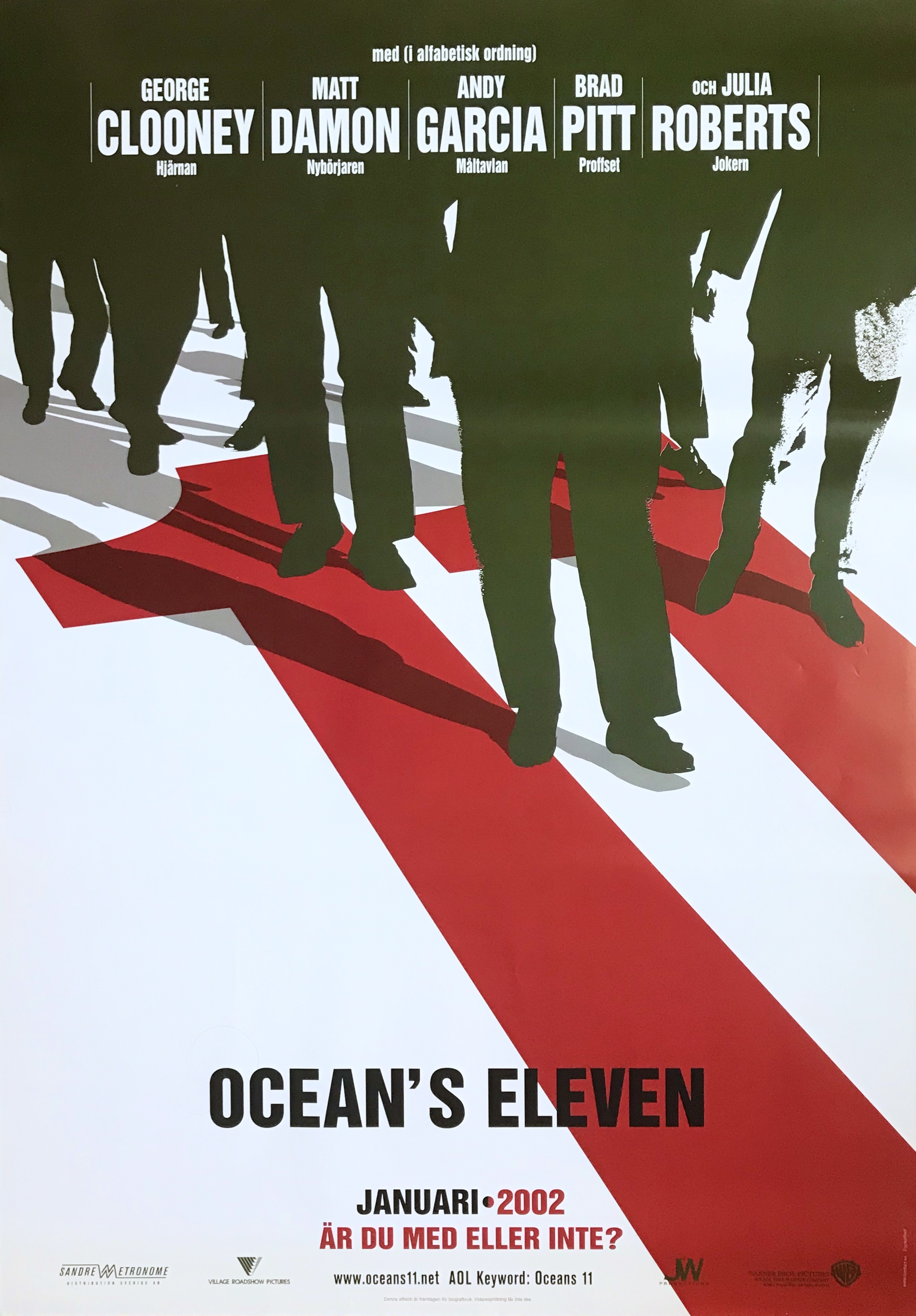 Nostalgipalatset - OCEAN´S ELEVEN (2001) Advance