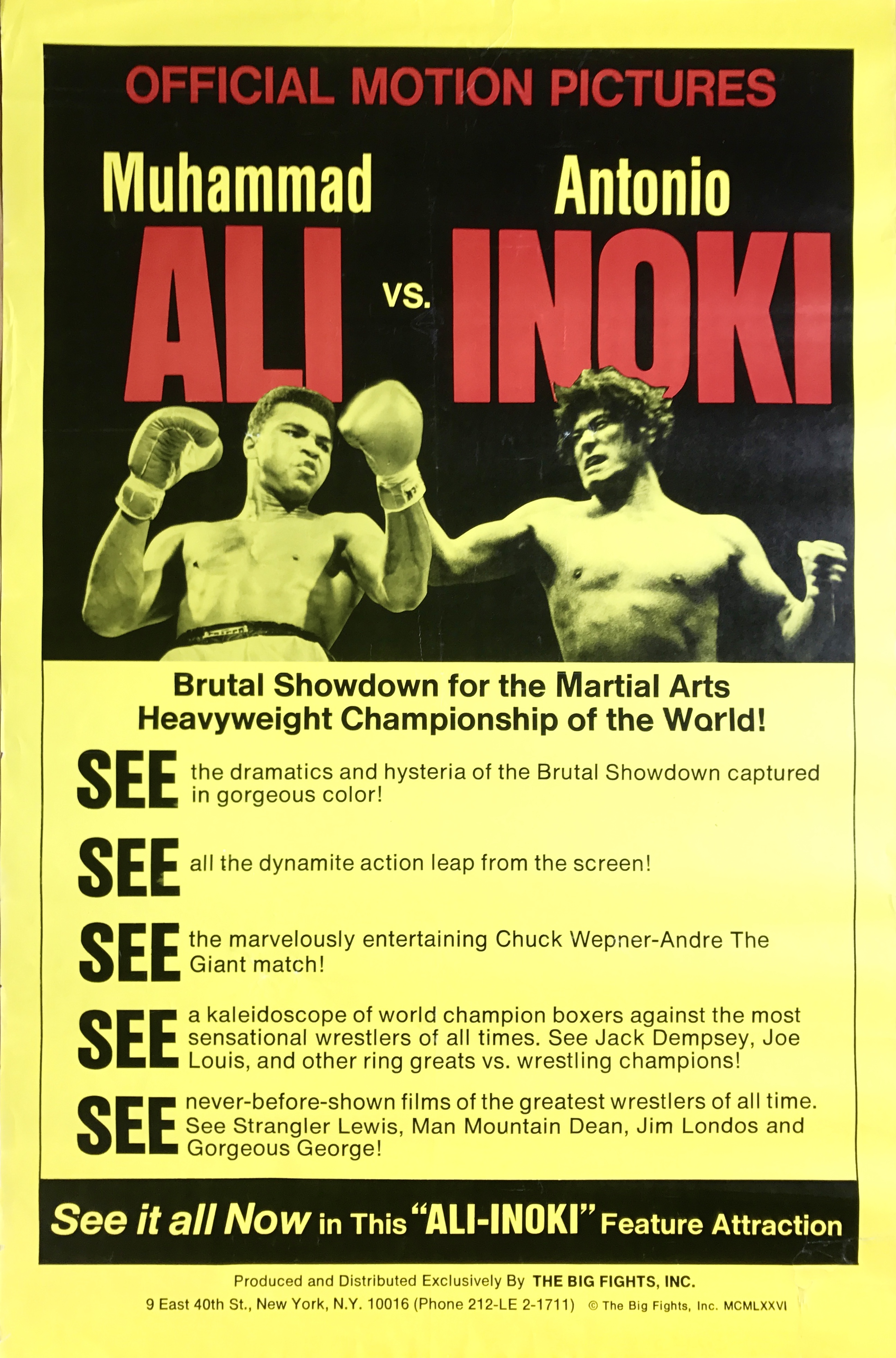 Nostalgipalatset - MUHAMMAD ALI vs. ANTONIO INOKI (1976)
