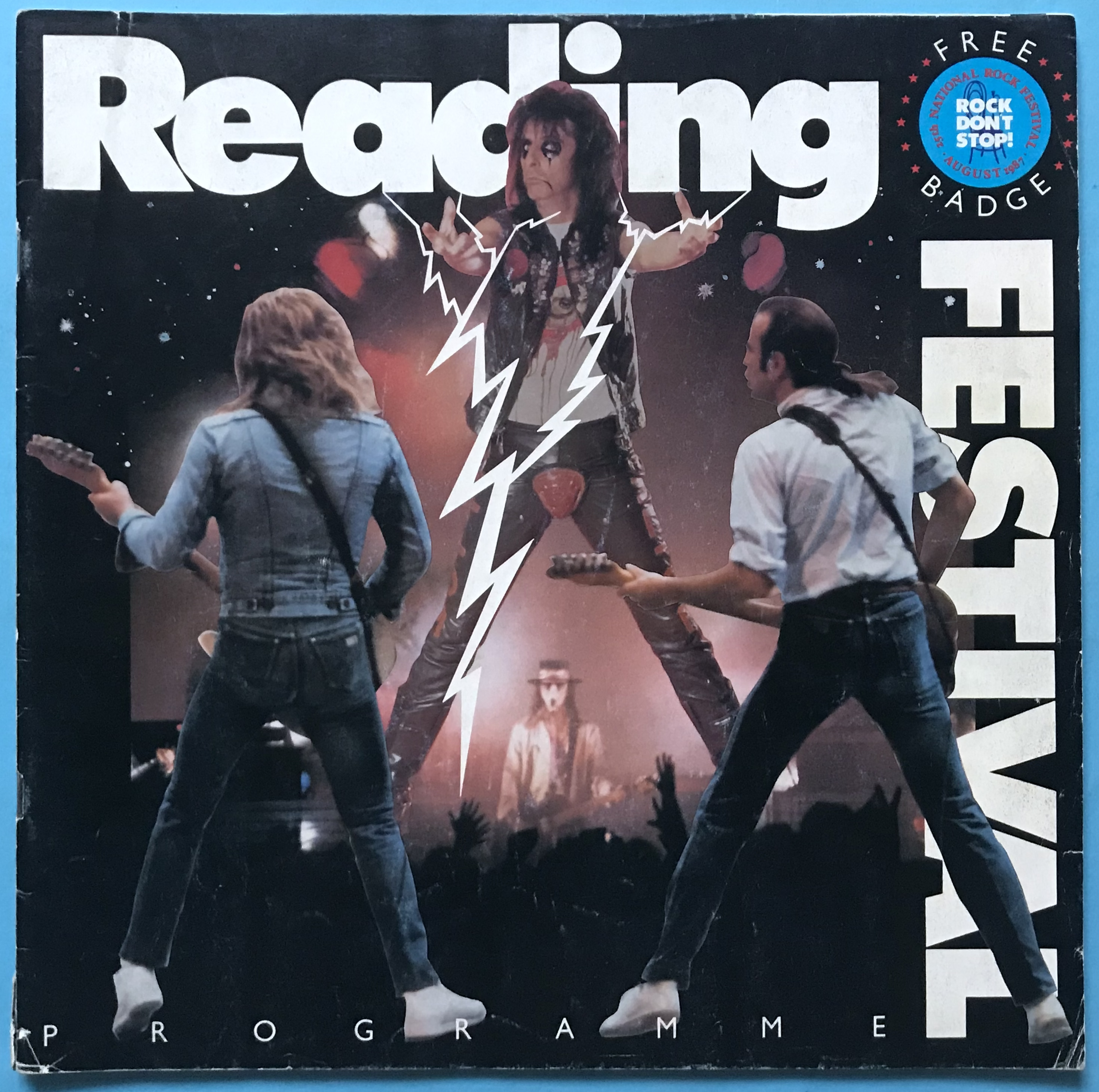Nostalgipalatset - READING FESTIVAL - Concert program 1987