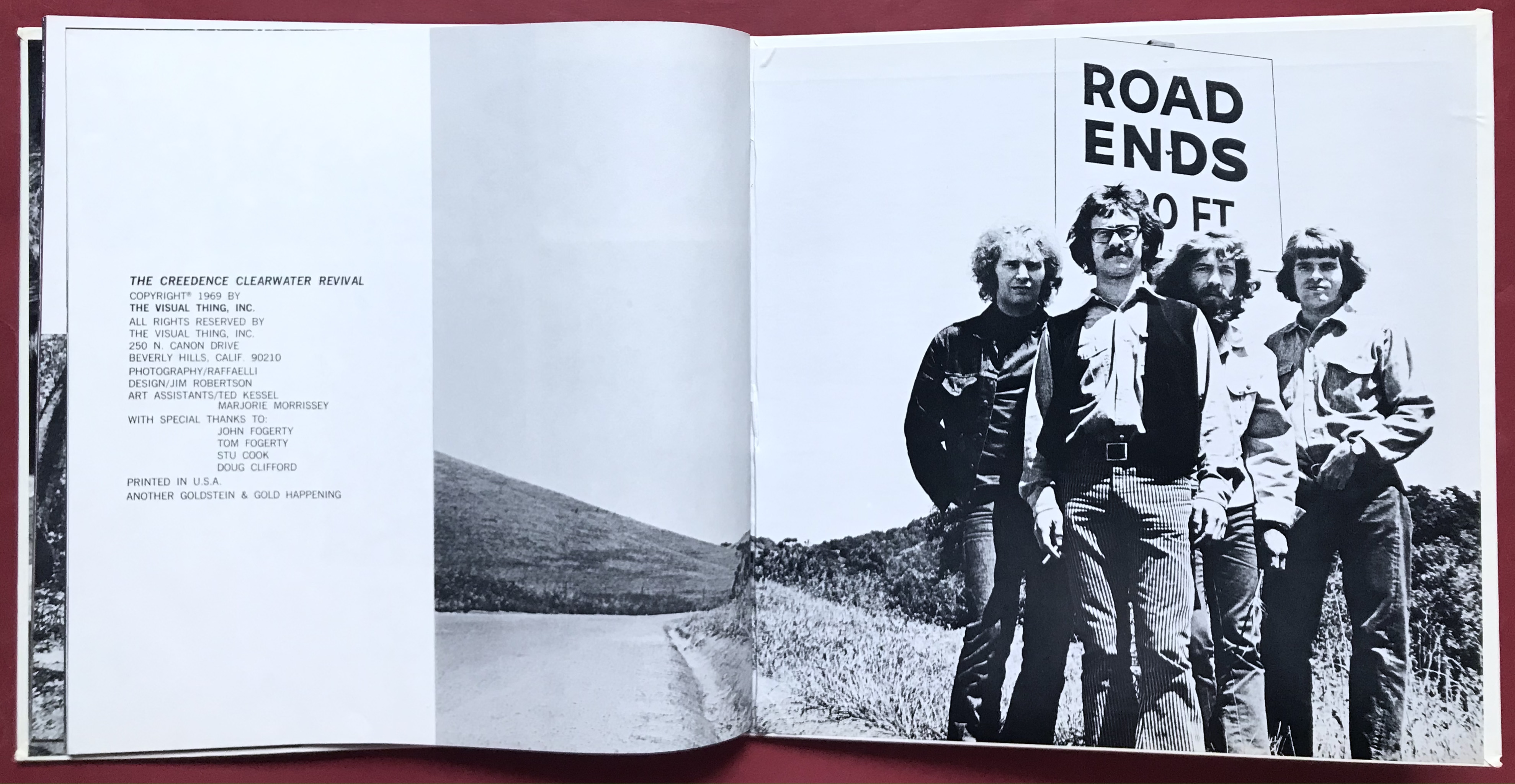 Nostalgipalatset - CREEDENCE CLEARWATER REVIVAL - Photo book 1969