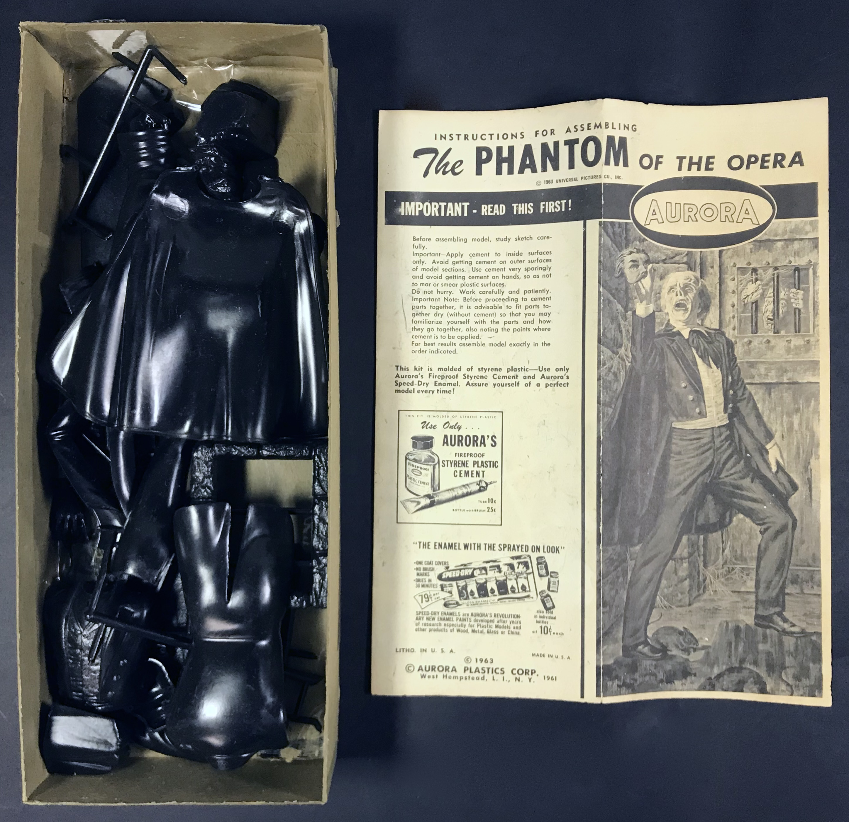 Nostalgipalatset - THE PHANTOM OF THE OPERA - AURORA plastic assembly ...