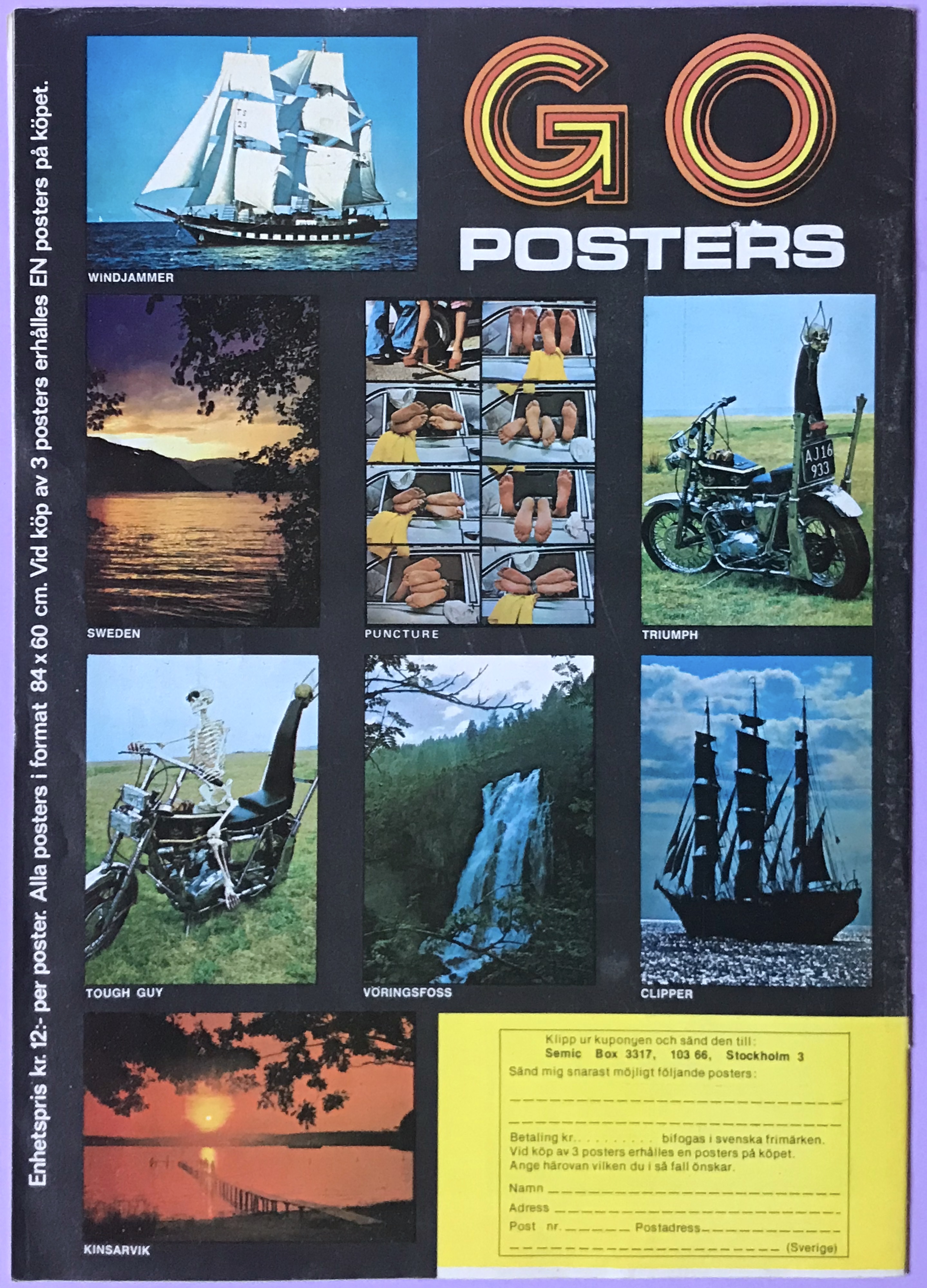 Nostalgipalatset - GO magazine - No 5 1974 SLADE / Dave Hill cover