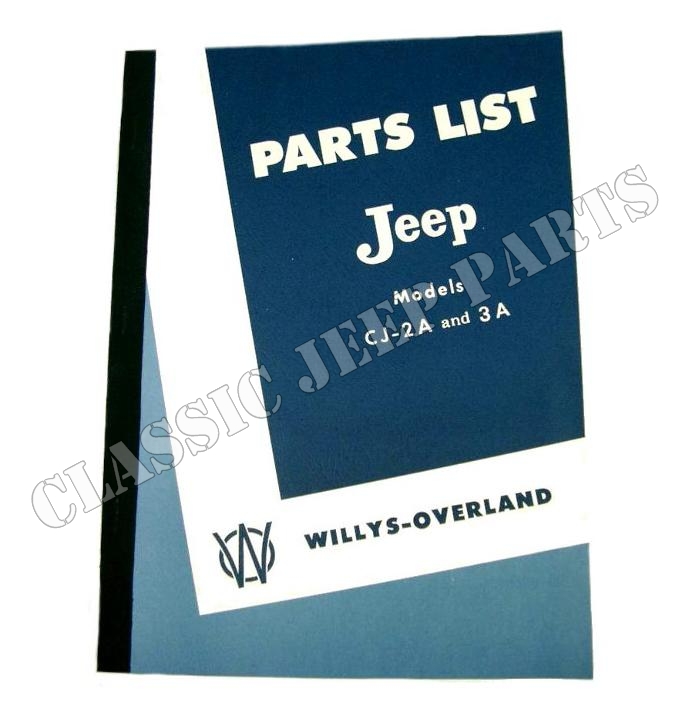 Parts manual CJ2A/3A