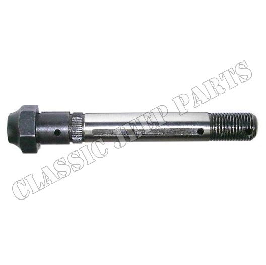 Shaft spring pivot long with nut and grease fitting helper spring