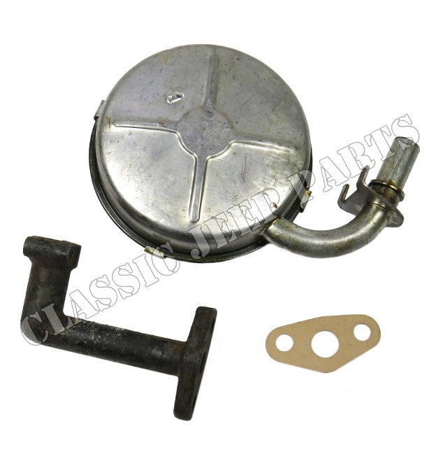 Oil float with support and gasket